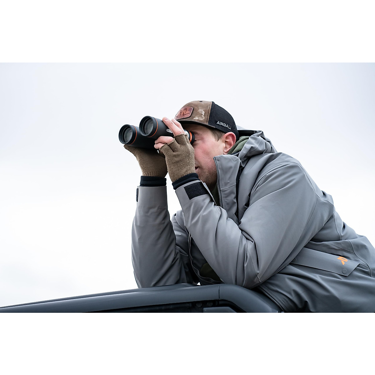 First Lite Talus Fingerless Merino Wool Glove - Lightweight Hunting Gloves - Dry Earth - Large