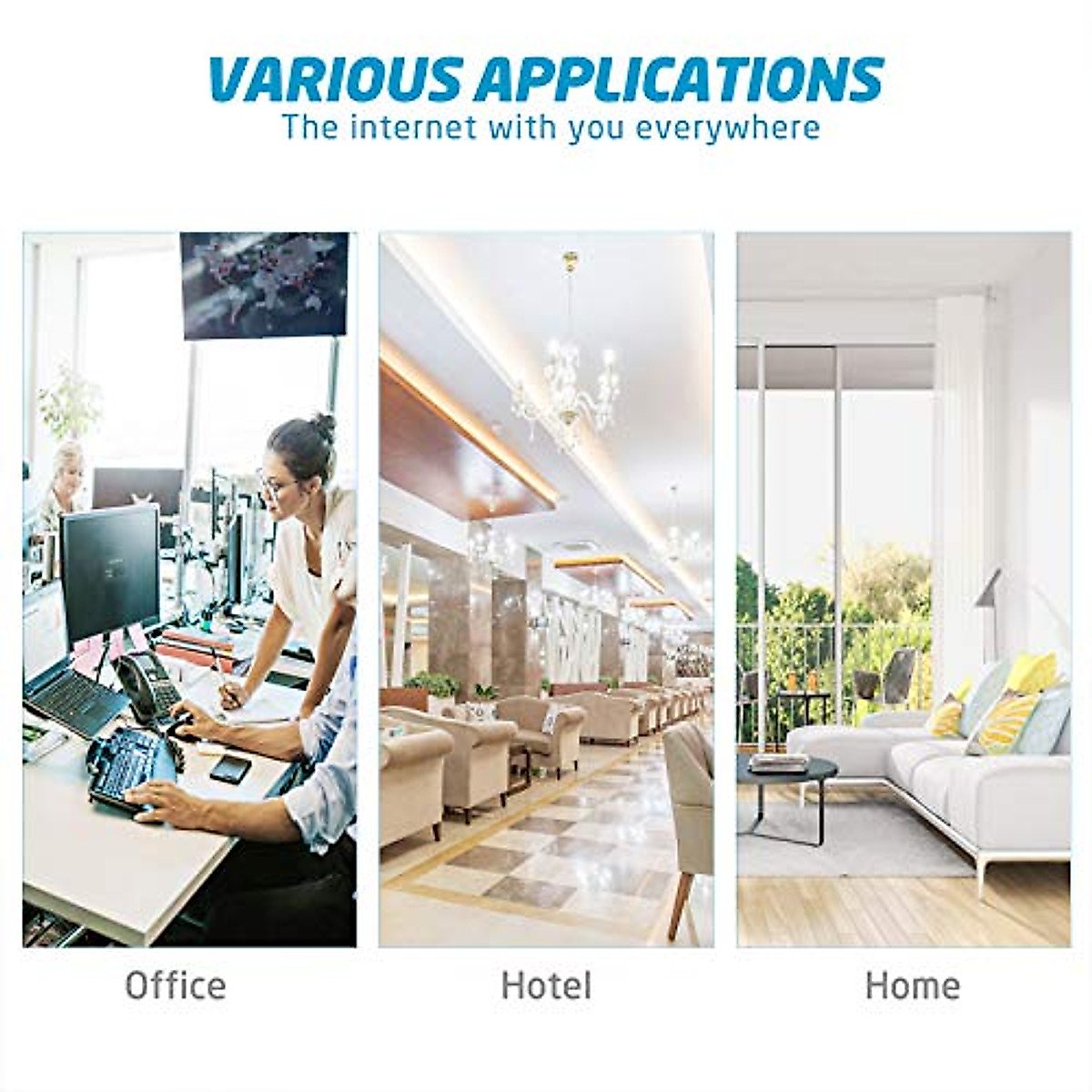 XINCA Cat 7 Flat Ethernet Cable 75ft White, High Speed 10GB Shielded (STP) LAN Internet Network Cable Ethernet Patch Computer Cable with Rj45 Connectors and 40pcs Adhesive Cable Clips