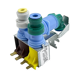 Eopzol 67006531 Refrigerator Dual Water Valve for Whirlpool Kenmore WP67006531 12544118 AP6010515 PS11743697