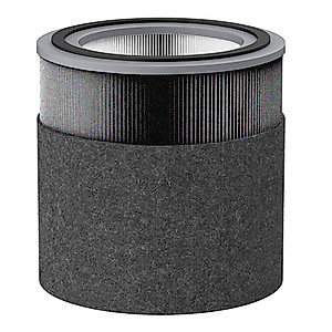 GermGuardian Filter V Smoke Clear HEPA Genuine Air Purifier Replacement Filter, Removes 99.97% of Pollutants, Smoke Toxins and Odors, for AirSafe Series and AC151, Black/Gray, FLT151SM