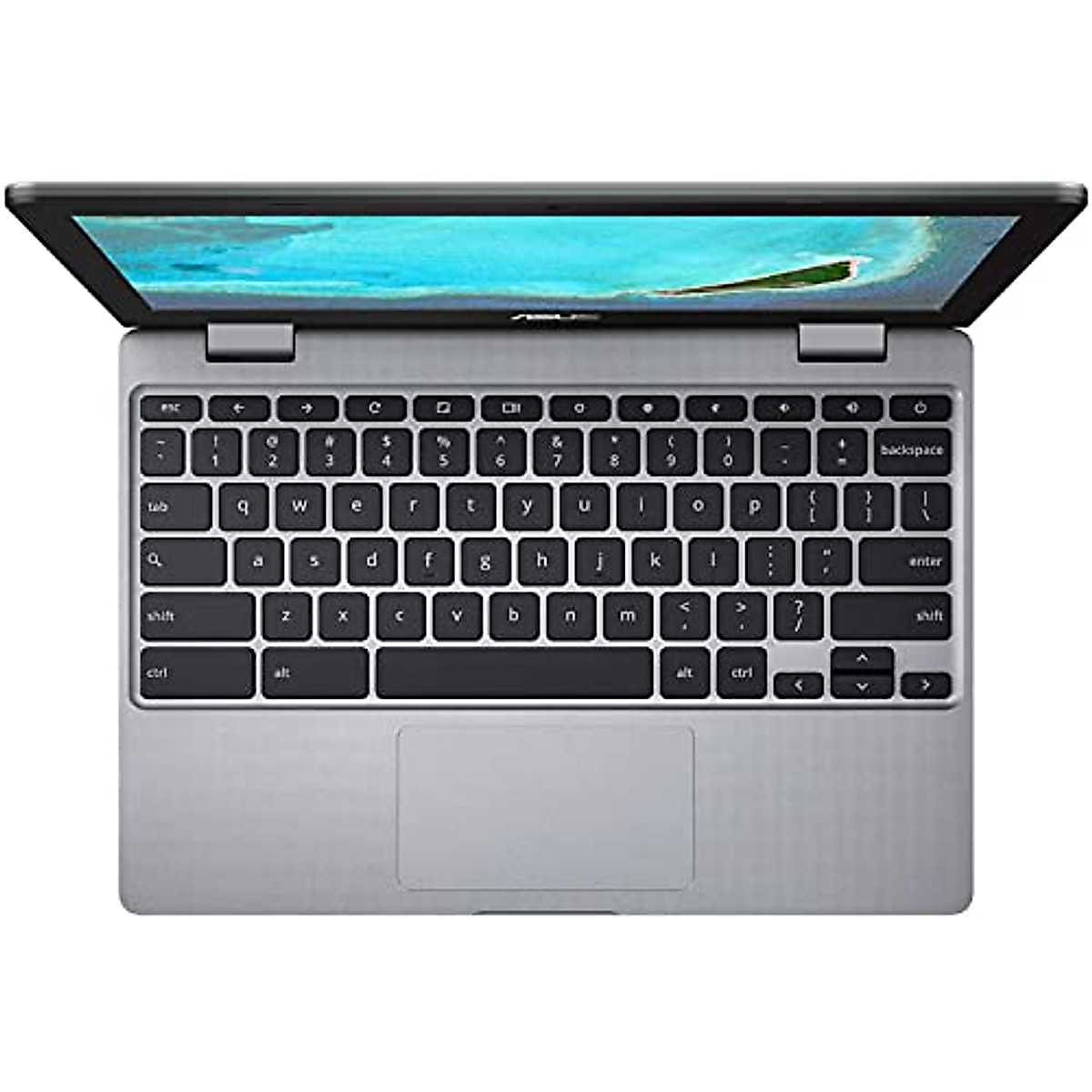 2021 ASUS 11.6 Light Thin Chromebook Student Laptop, Intel Celeron N3350 Up to 2.4GHz, 4GB RAM, 96GB Storage Space (32 GB eMMC + 64GB Micro SD), Webcam, Chrome OS, Space Gray