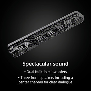 Sony HT-S2000: 3.1ch Dolby Atmos/DTS:X Soundbar Surround Sound Home Theater with Bluetooth Technology