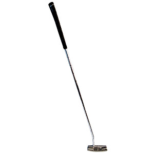 Bell Putters Half Offset Golf Putter 360g Polish Chrome Finish Right-Handed/RH with Winn Jumbo/Oversize Putter Grip and 34" Shaft