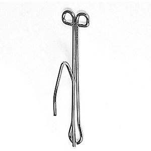 Graber 3-Inch Slip On Drapery Hooks with 1/8-Inch Drop. 14 Hooks per Bag