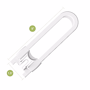 Strap-Locks (12-Pack) & Handle - Lever - Knob Locks 5 1//4 inch (8-Pack) Baby Proofing Set of 20 Locks