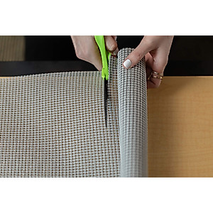 Duck Brand Select Grip EasyLiner Shelf and Drawer Liner, 12-Inch x 10-Feet, Non-Adhesive, Light Grey, 283310