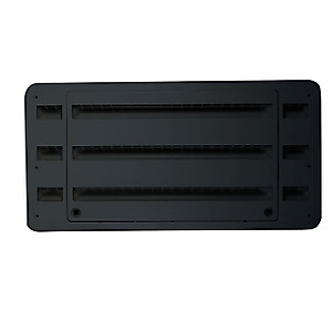 Dometic 3109349.065 Refrigerator Upper/Lower Plastic Side-by-Side Vent - Black