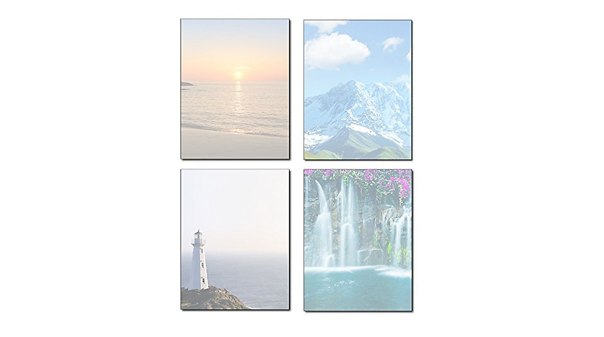 Scenic Stationery Variety - 4 Beautiful Designs