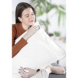 Utopia Bedding Queen Sheet Set – Soft Microfiber 4 Piece Luxury Bed Sheets with Deep Pockets - Embroidered Pillow Cases - Side Storage Pocket Fitted Sheet - Flat Sheet (White)