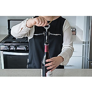 Evriholder Winged Corkscrew, Standard, Silver