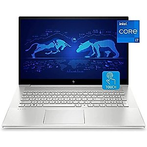 New HP Envy 17 Laptop, 17.3" FHD Touch Screen Display, Intel Core i7-1165G7, 32GB RAM 1TB PCIe NVMe M.2 SSD, Wi-Fi 6, Bluetooth, HDMI, Webcam, Fingerprint Reader, Windows 11 Home