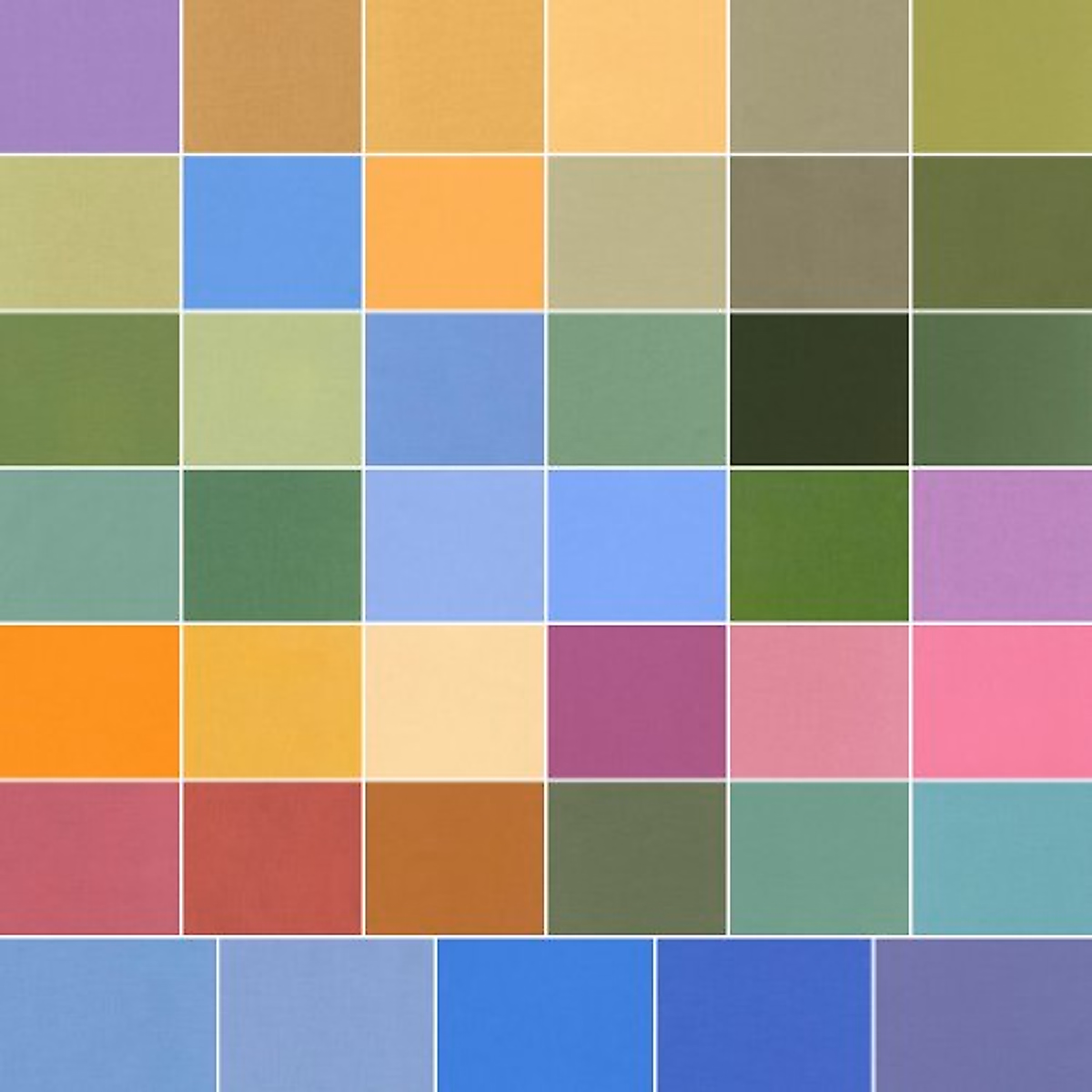 Robert Kaufman KONA COTTON SOLIDS NEW DUSTY Roll Up 2.5" Fabric Strips Jelly Roll RU-229-41