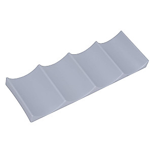 Yardwe European Style Wine Rack Plastic Wine Bottle Display Stacking Mat Can Easy Stacker Kitchen Cabinet Fridge Storage Rack (Dark Grey)