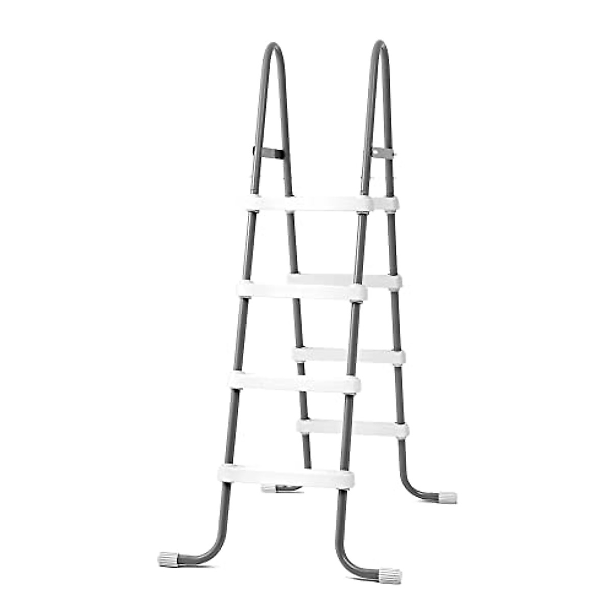 Intex Greywood Prism Frame 18' x 48" Round Above Ground Outdoor Swimming Pool Set with 1500 GPH Filter Pump, Ladder, Ground Cloth, and Pool Cover