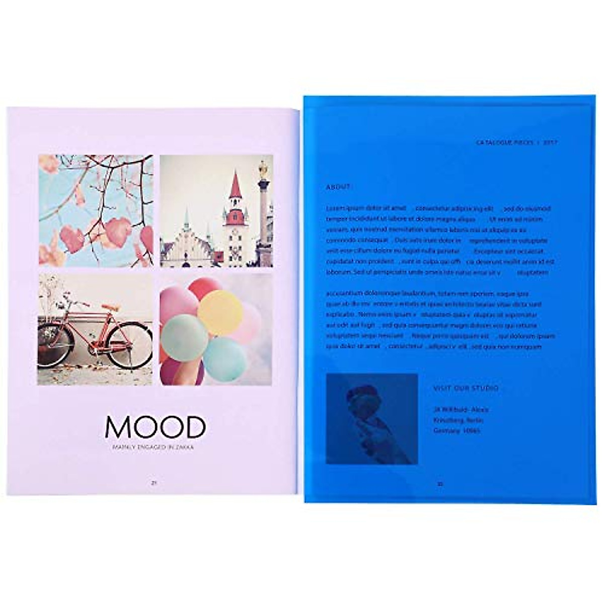 Pangda 9 Pack Gel Filter Colored Correction Gel Light Filter Transparent Color Film Plastic Sheets, 11.7 by 8.3 Inches (Blue)