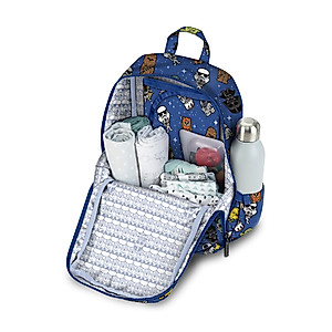 JuJuBe New! MiniBe - STAR WARS™ Galaxy of Rivals, Small Baby Diaper Backpack, Travel Bag for Baby Boy or Baby Girl, Lightweight Backpack for Baby Essentials, Baby Bottles, Diapers, Pacifiers