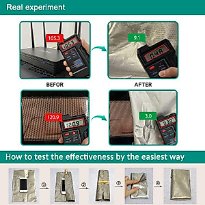 Cooper Fabric, 43×108 inch, Copper/Nickle Faraday Cage, Military Grade Signal Fabric 3 Yards