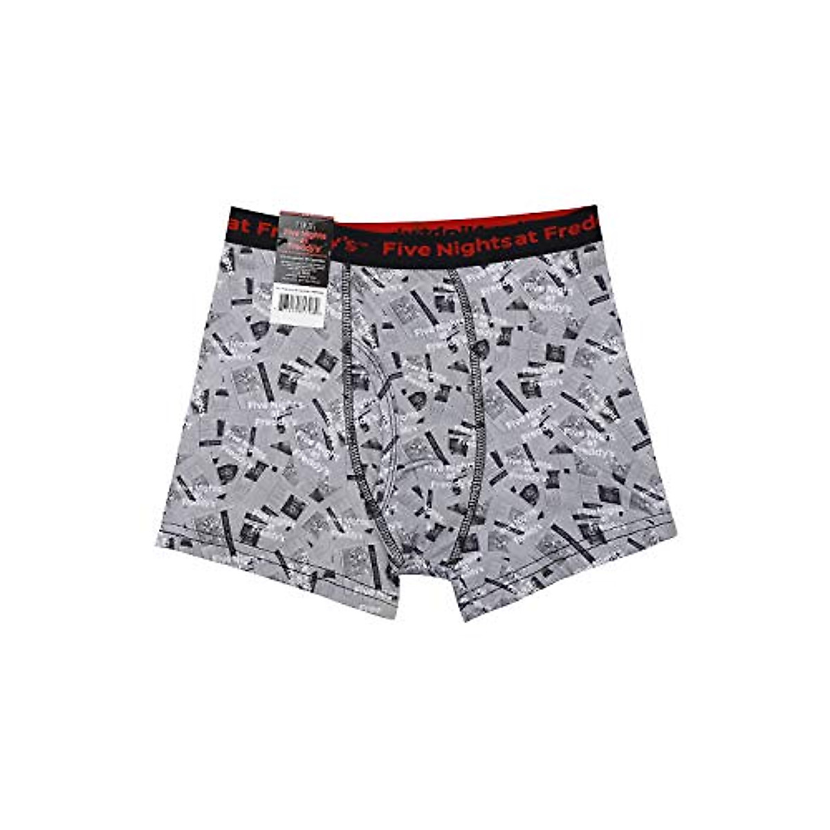 Intimo Boys' Big Five Nights at Freddy's Underwear 2 Pack, Multi-Colored, 10