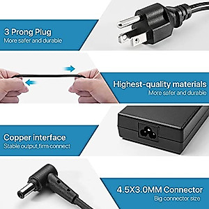 180W Katana Laptop Charger Fit for MSI Katana GF66 GF76 Pulse GL66 GL76 WF66 WF76 Creator M16 Stealth 15M MSI Gaming Laptop a17-180p4b 957-15621P-104 Power Supply Adapter Cord