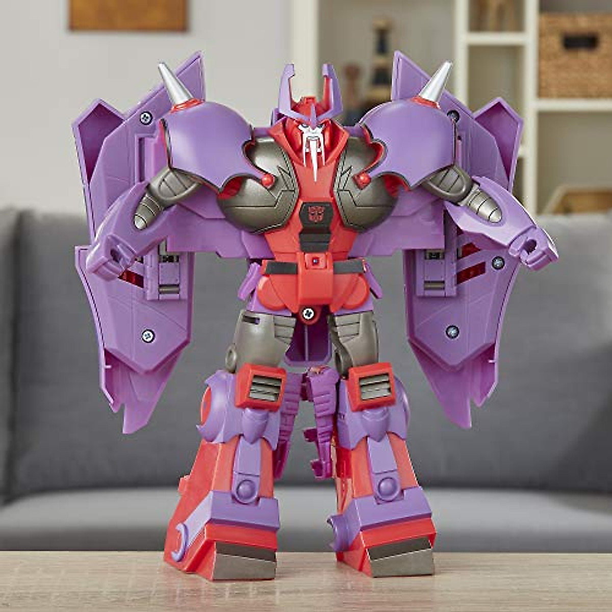 Transformers Toys Cyberverse Action Attackers Ultra Class Alpha Trion Action Figure - Repeatable Laser Beam Blast Action Attack - for Kids Age 6 & Up, 7.5"
