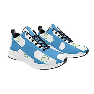 AFFAMA Guatemala Flag Womens Lightweight Running Walking Shoes Casual Sneaker White
