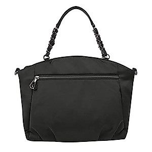 Travelon Satchel Crossbody Bag, Black, 13.5" x 10" x 4"