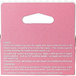 Supple Cups for Flat, Shy and Inverted Nipples (Size 4)