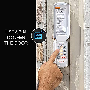 Genie Authentic Intellicode GK-R garage door opener wireless keyless keypad - works with all Genie Intellicode garage door openers, Off-White