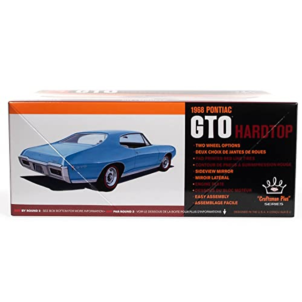 AMT 1968 Pontiac GTO Hardtop Craftsman Plus 1:25 Scale Model Kit