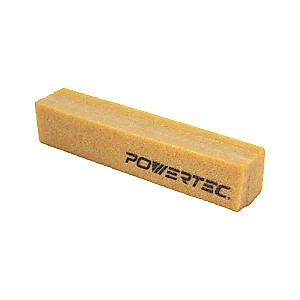 POWERTEC 71002-P4 Abrasive Cleaning Stick for Sanding Belts & Discs 8-1/2" 4PK | Natural Rubber Eraser - Woodworking Shop Tools for Sanding Perfection