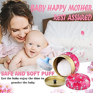 Portable Empty Loose Powder Box Cosmetic Make-up Loose Powder Box Case Holder with Lids and Powder Box Box for Home and Travel