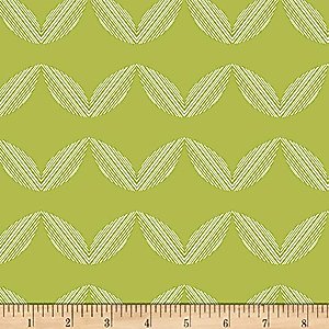 Art Gallery Fabrics Art Gallery Joie de Vivre Joy Plante Fabric, Chartreuse