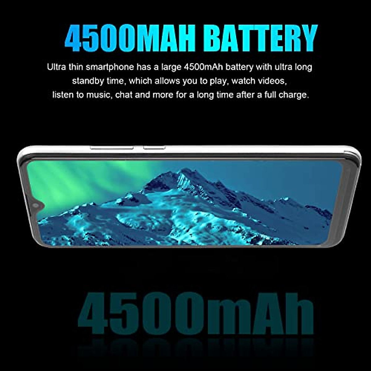 6GB 64GB Smartphone, 6GB 64GB H22 6.5 Inch Smartphone for Work (US Plug)