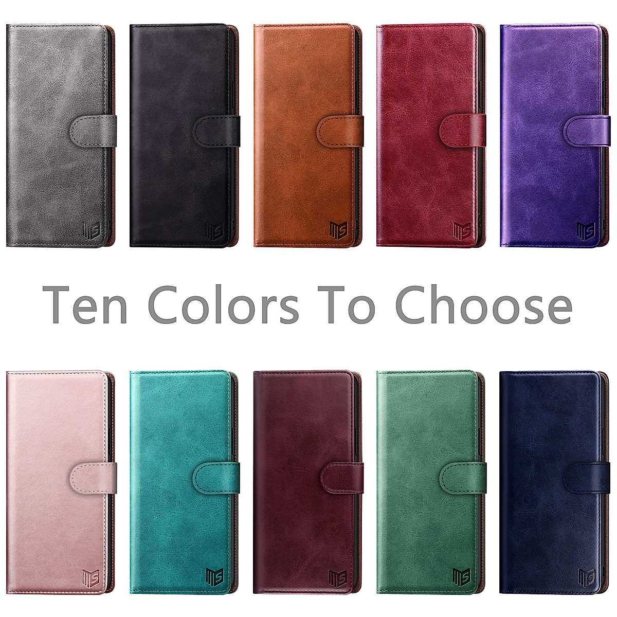 SUANPOT for Samsung Galaxy A53 5G Leather Wallet case with RFID Credit Card Holder Flip Folio Book Phone case Shockproof Cover for Women Men for Samsung A53 case Wallet Black