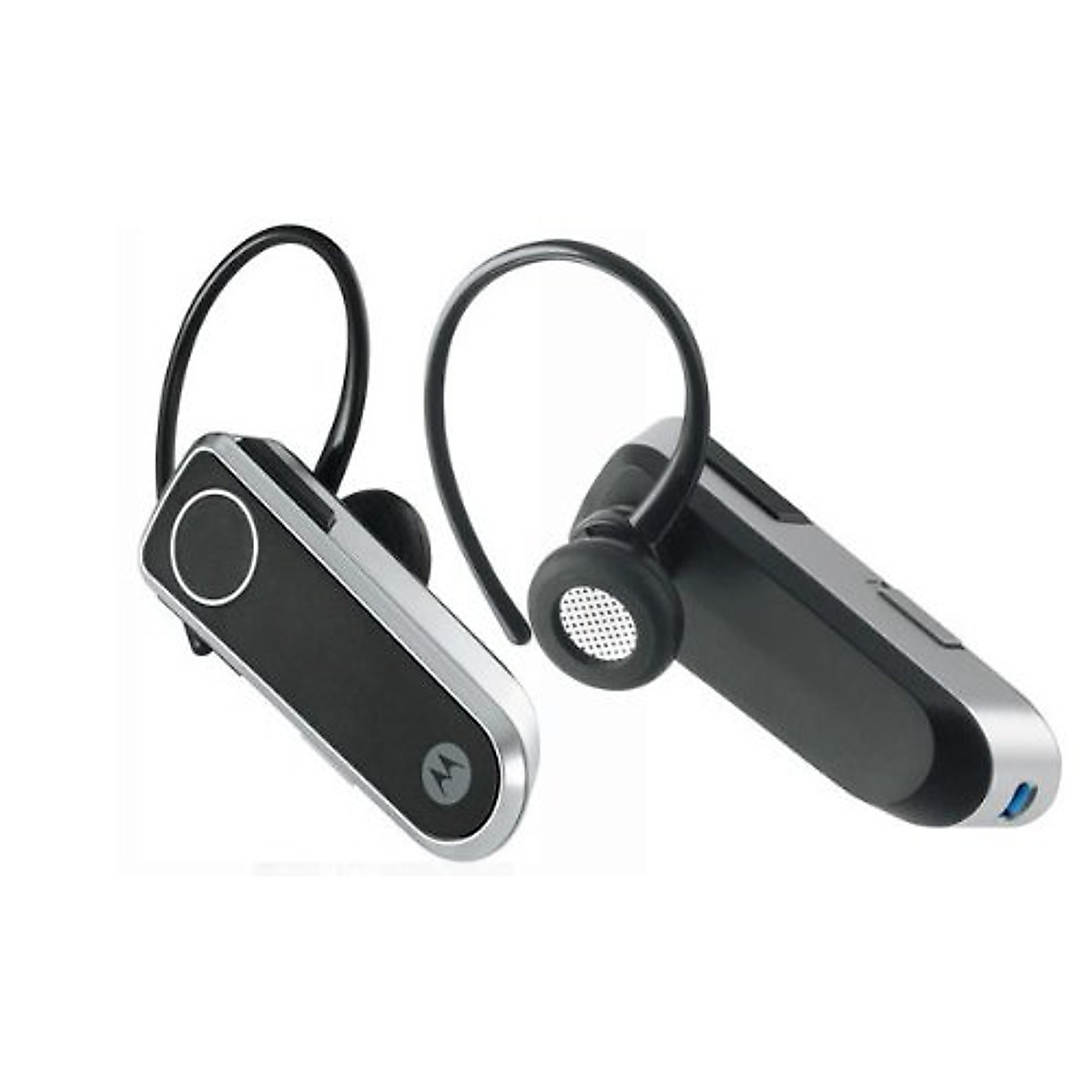 4 Round Black Ear Gels Ear Buds Compatible with Motorola Headsets H270 H371 H375 H385 H390 H560 H620 H680 H681 H685