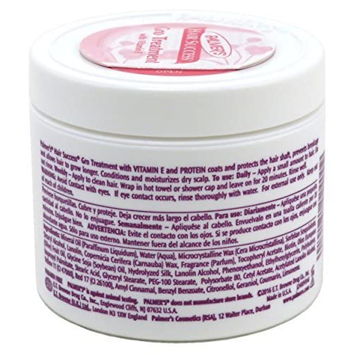 Palmers Hair Success Gro Treatment Jar 3.5 Ounce (103ml) (3 Pack)