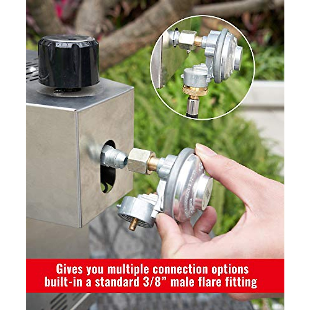 GASPRO 1500℉ Quick Cooking Propane Infrared Steak Grill with Foldable Dustproof Panel, 304 Stainless Steel