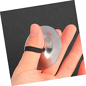 Milisten 5 Pairs Belly Dancing Finger Cymbals Mini Finger Thumb Cymbals Birthday Noise Makers Finger Bells Belly Dancer Kids Childrens Small Finger Cymbals Wooden Gadget Copper