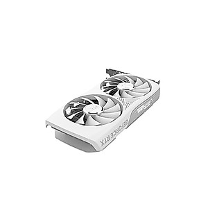 ZOTAC Gaming GeForce RTX 4060 8GB Twin Edge OC White Edition DLSS 3 8GB GDDR6 128-bit 17 Gbps PCIE 4.0 Compact Gaming Graphics Card, ZT-D40600Q-10M
