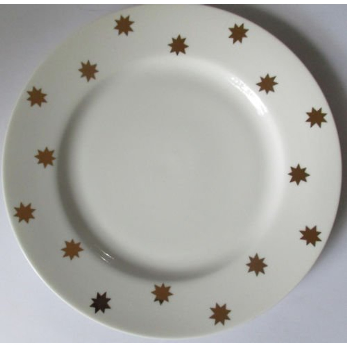 Crate And Barrel Monno Bangladesh Gold Star 11 1/8" Dinner Plate #930155
