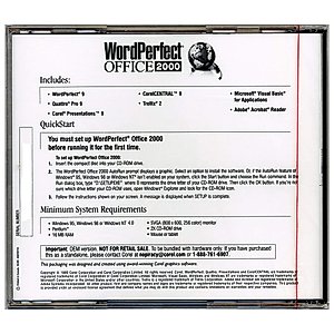 WordPerfect Office 2000 Standard