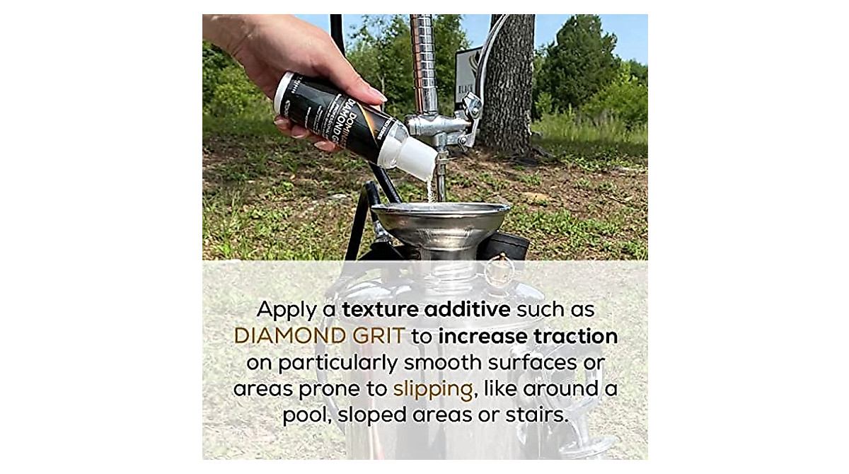 Diamond GRIT Texture Additive for Better Slip Resistance - 16oz