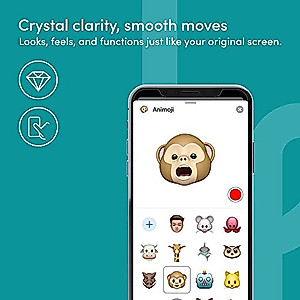 LUZiUN Glitter Design Phone Case Compatible with Moto G Pure - 3D Luxury Girls Women Shiny Bling Handcrafted Protective Cover with Screen Protector (2 Pack) - Lake Rose Flower Butterfly