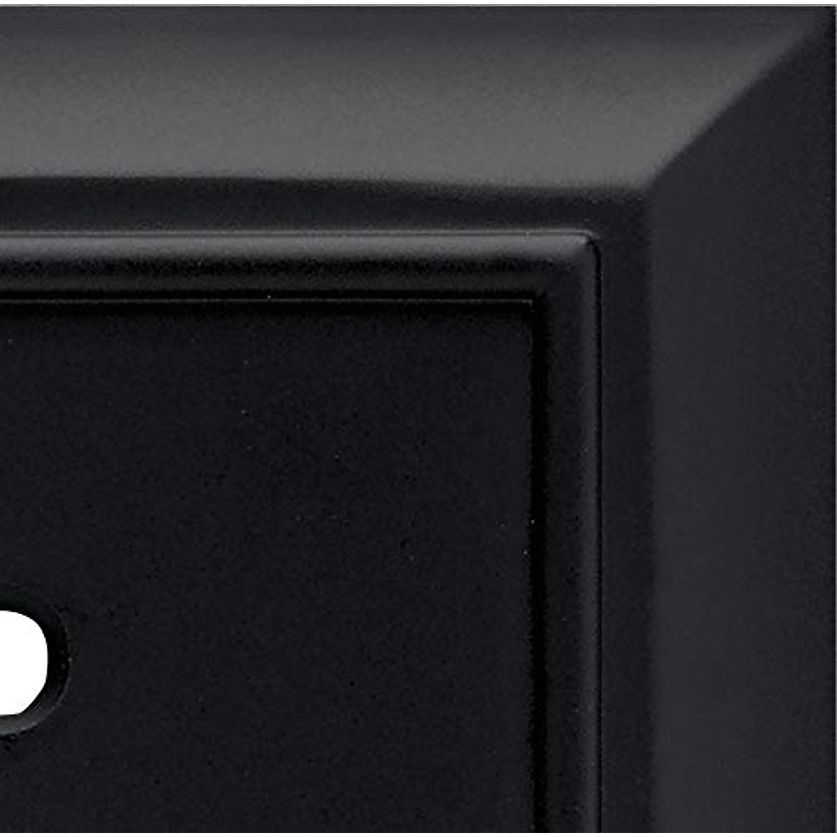 Franklin Brass 64219 Architectural Single Toggle Switch Wall Plate, Matte Black