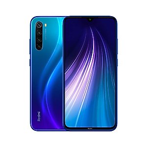 Xiaomi Redmi Note 8 (64GB, 4GB) 6.3" Display, Helio G85, 48MP Quad Camera, Dual SIM GSM Unlocked - US & Global 4G LTE International Version (Blue)
