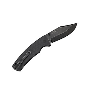 CRKT Gulf EDC EDC Folding Pocket Knife: Heavy Duty Everyday Carry Work Knife, Liner Lock, Clip Point Blade with Stonewash Finish, G10 Handle 2795