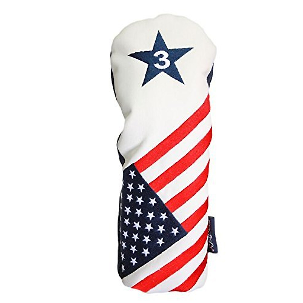 USA 3 & 5 Headcover Patriot Golf Vintage Retro Patriotic Fairway Wood Head Cover Fits All Modern Fairway Wood Clubs