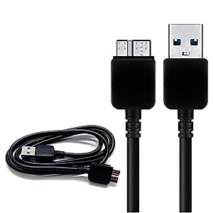 NTQinParts Replacement PC USB3.0 Data Sync Power Charger Cable for Brother DS-740D Duplex Compact Mobile Document Scanner