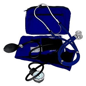 Dixie EMS Blood Pressure and Sprague Stethoscope Kit - Royal Blue