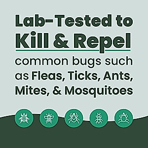 Cedarcide Extra Strength Tickshield | Deep Woods Cedar Oil Tick & Mosquito Repellent Spray for People, Pets, & Indoors | Kills & Repels Fleas, Ticks, Ants, Mites & Mosquitoes | Gallon